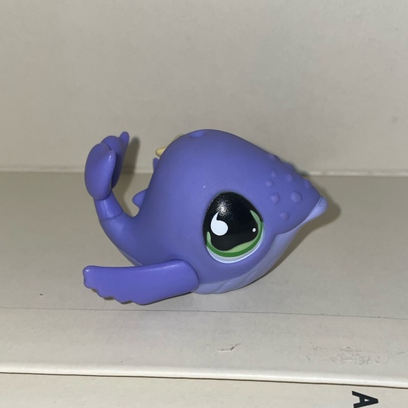 Toys | Littlest Pet Shop Purple Whale 644 | Poshmark
